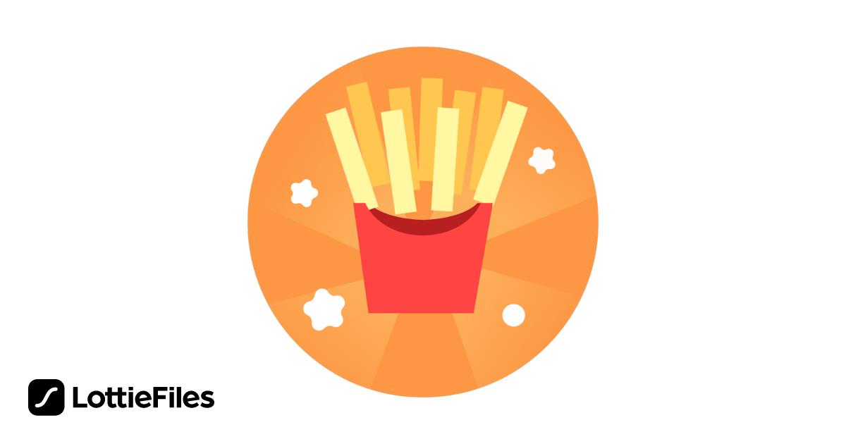 Free French Fries Animation by Kellman | LottieFiles