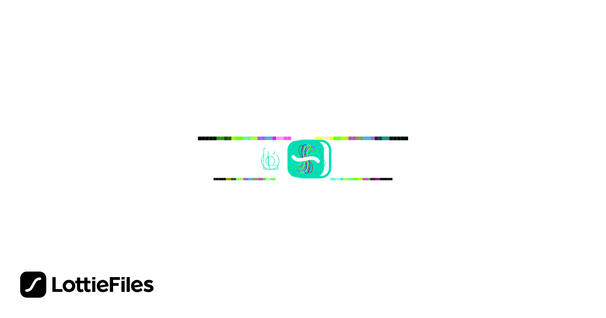 Free Lottie Files Glitch and line pixel logo animation Animation by Md ...
