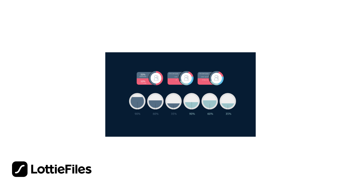 Free infographics design Animation by castudio | LottieFiles