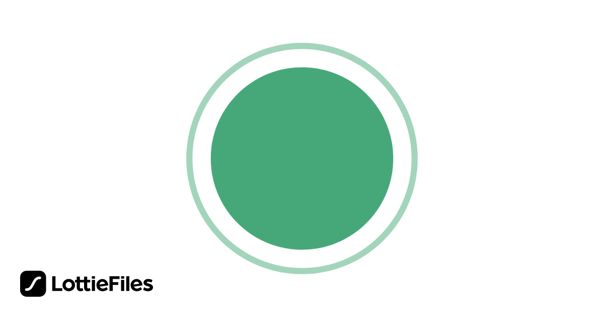 Free Green Blinking Dott Animation by Aditya Nayak | LottieFiles