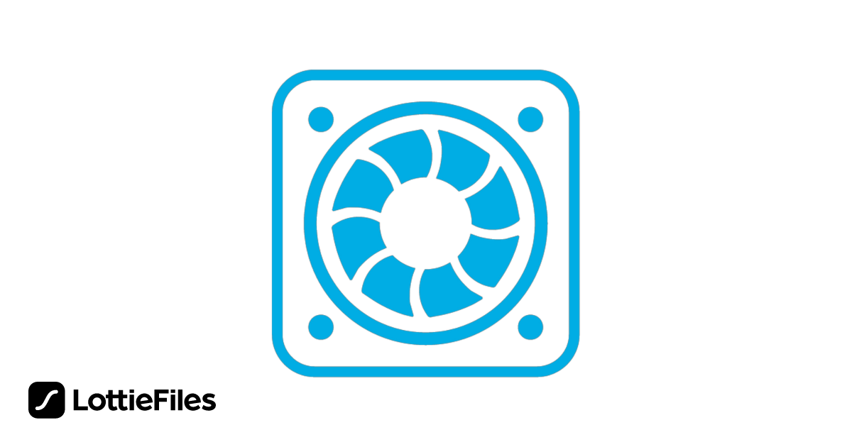 Free Cooler Fan Animation by Vanden Ilustrador | LottieFiles