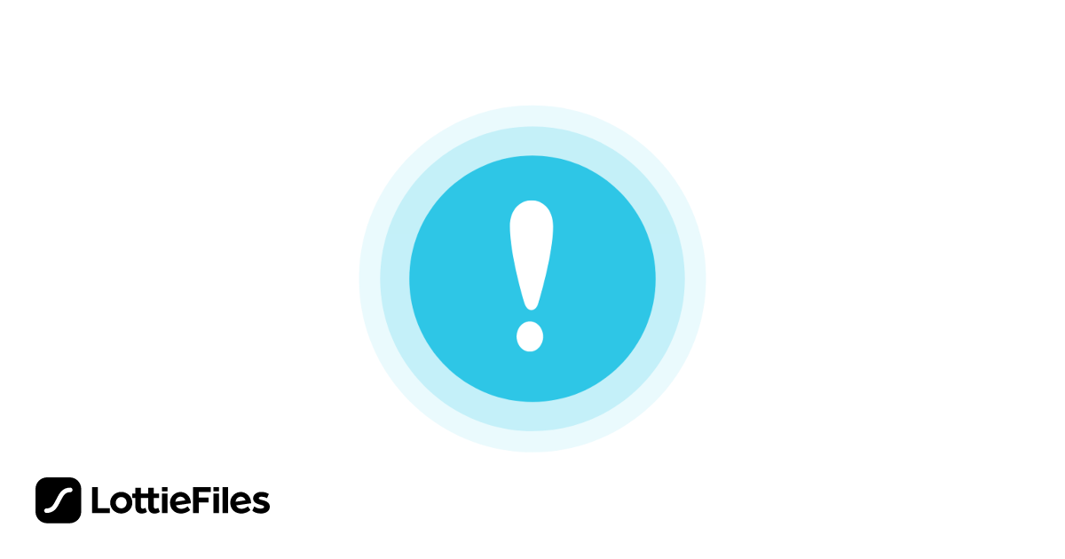 Free Blue alert Animation by Murilo Franceschetto | LottieFiles