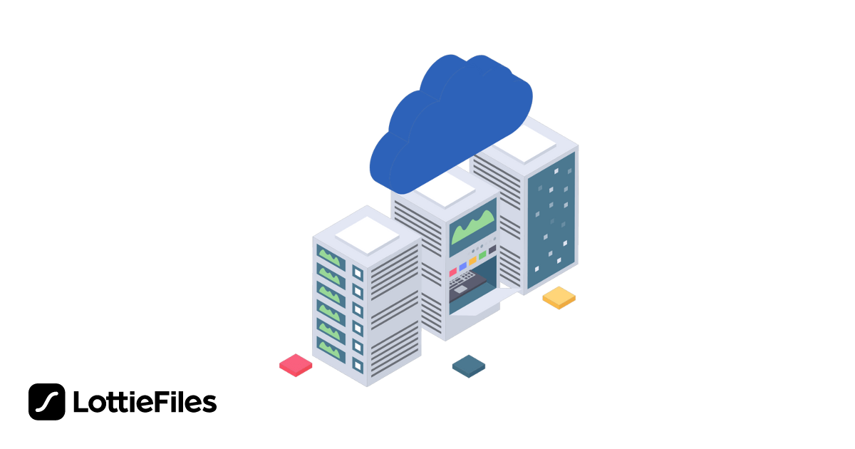 Free cloud server saas data processing Animation by Agus | LottieFiles
