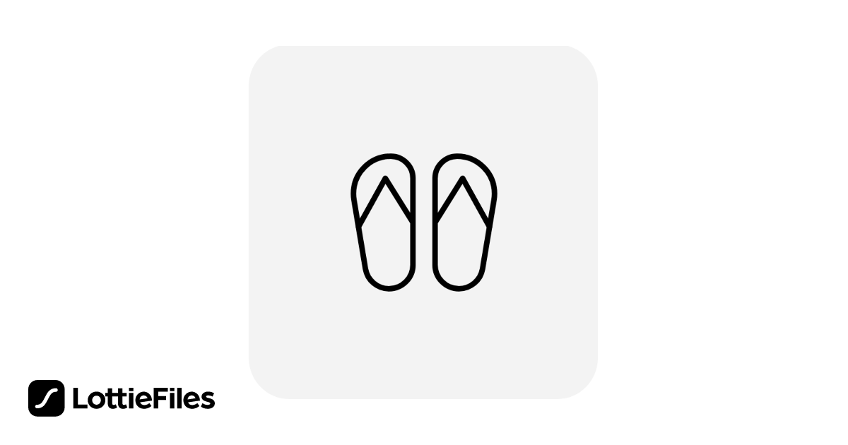 Free Flipflops animated icon Animation by Anna Mazurkevich | LottieFiles
