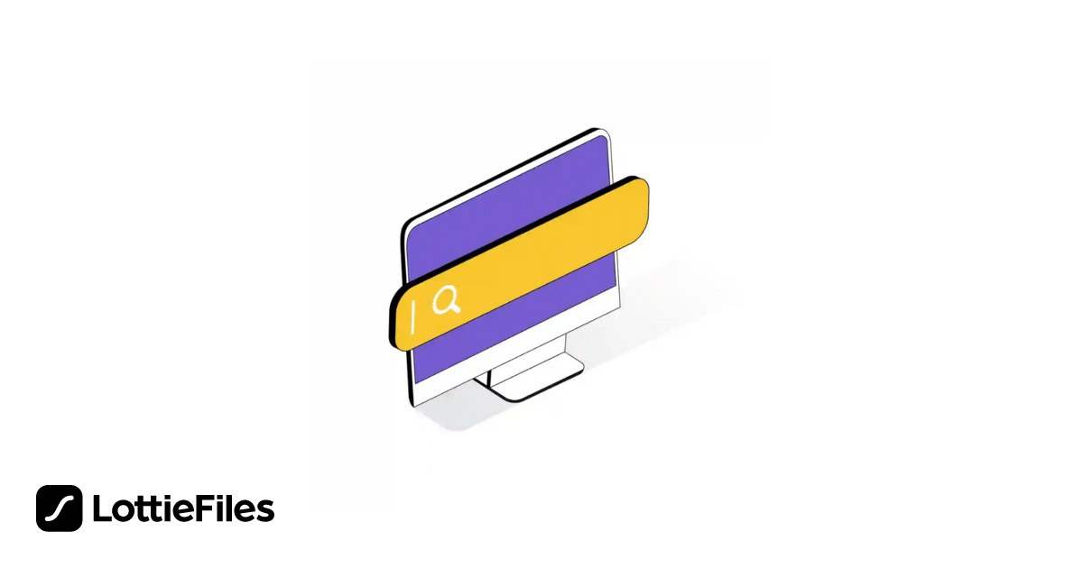 Free Web Search bar Animation by Restful | LottieFiles