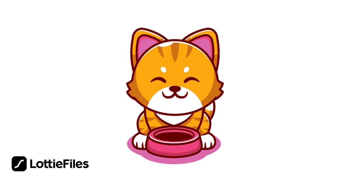 Free Happy Cat Animation by Lucia Sepulveda | LottieFiles