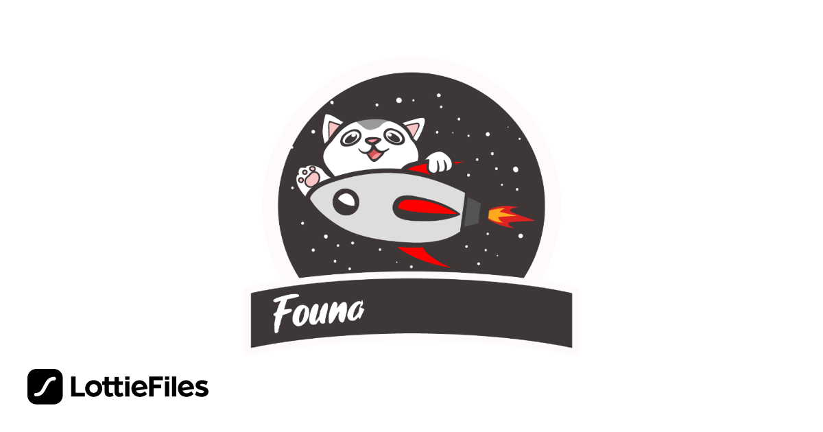 Free Founded in Space logo Animation by Just Another Guy | LottieFiles
