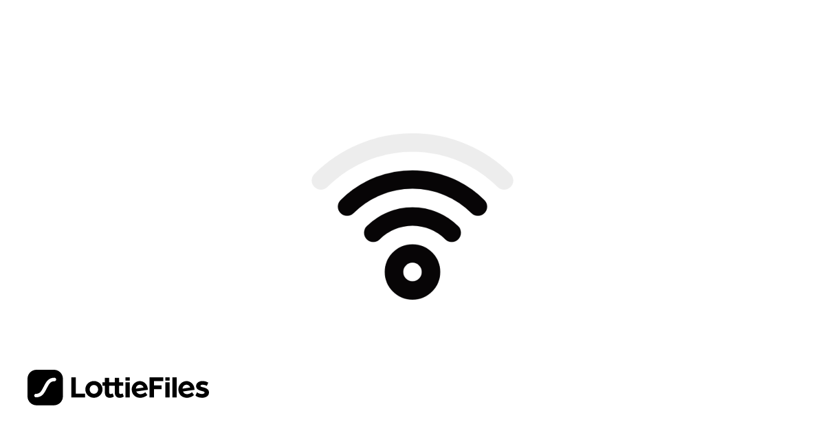 Free Wi-Fi Animation by Uvais | LottieFiles