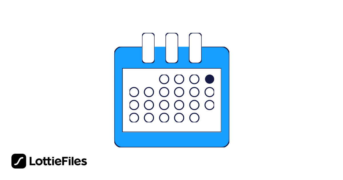 Free Calendar Animation by guru ji | LottieFiles