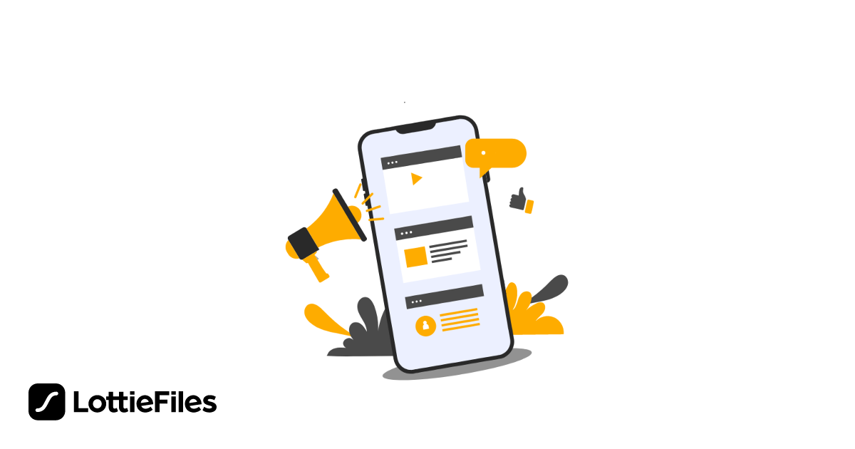 Free Mobile Marketing Animation by WedoByte | LottieFiles