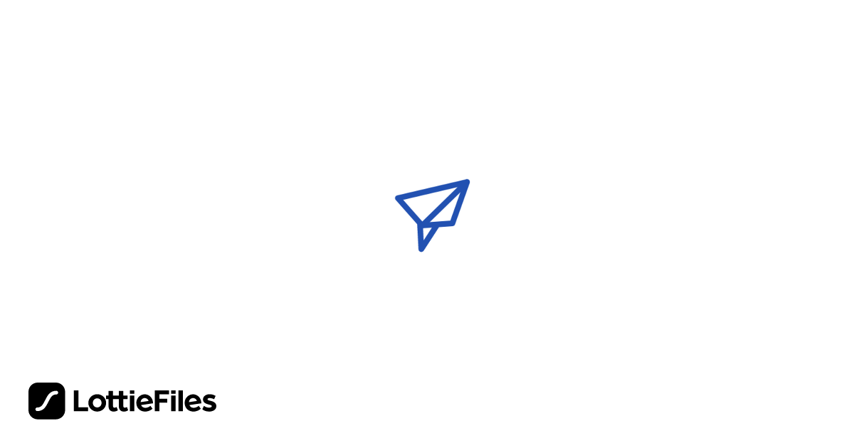 Free Paper Plane Animation by Muhammad Algi | LottieFiles