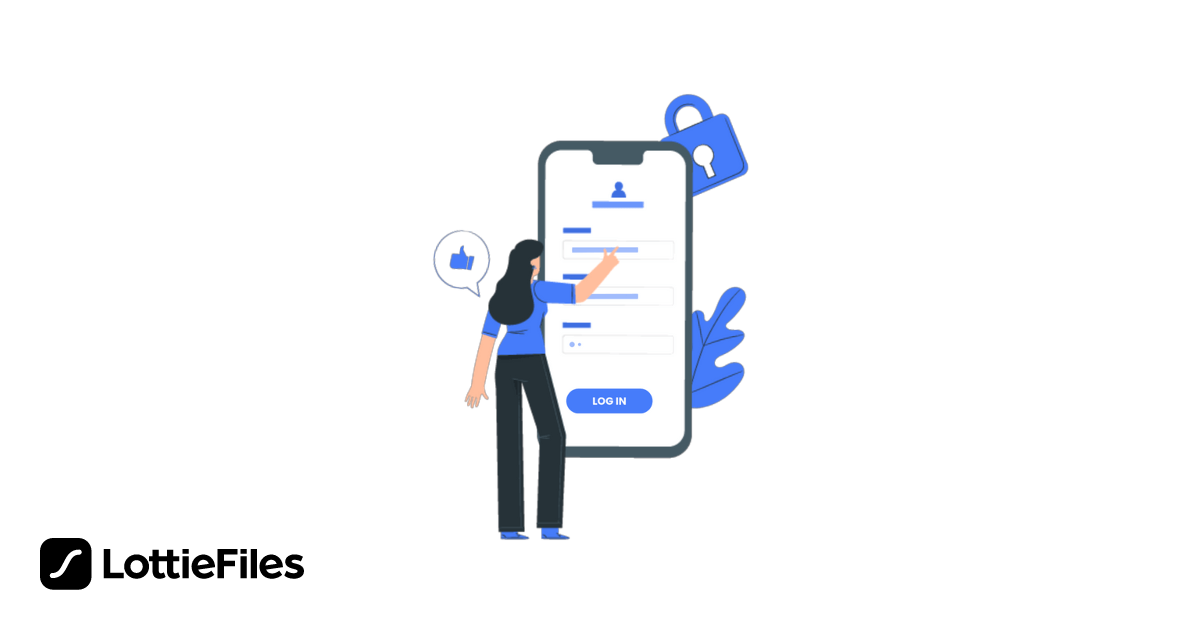 Free Login & Mobile Login Animation by Vishal | LottieFiles
