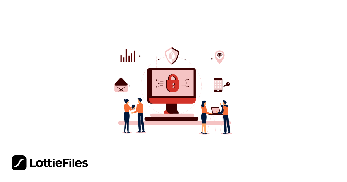 Free transparent cyber security Animation by Avni | LottieFiles