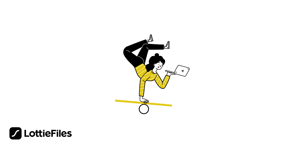 Free Work Balance Animation by Priyanshu | LottieFiles
