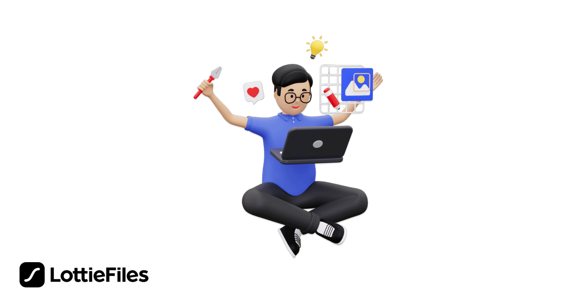 Free 3D designer Animation by mohamed ahmed | LottieFiles