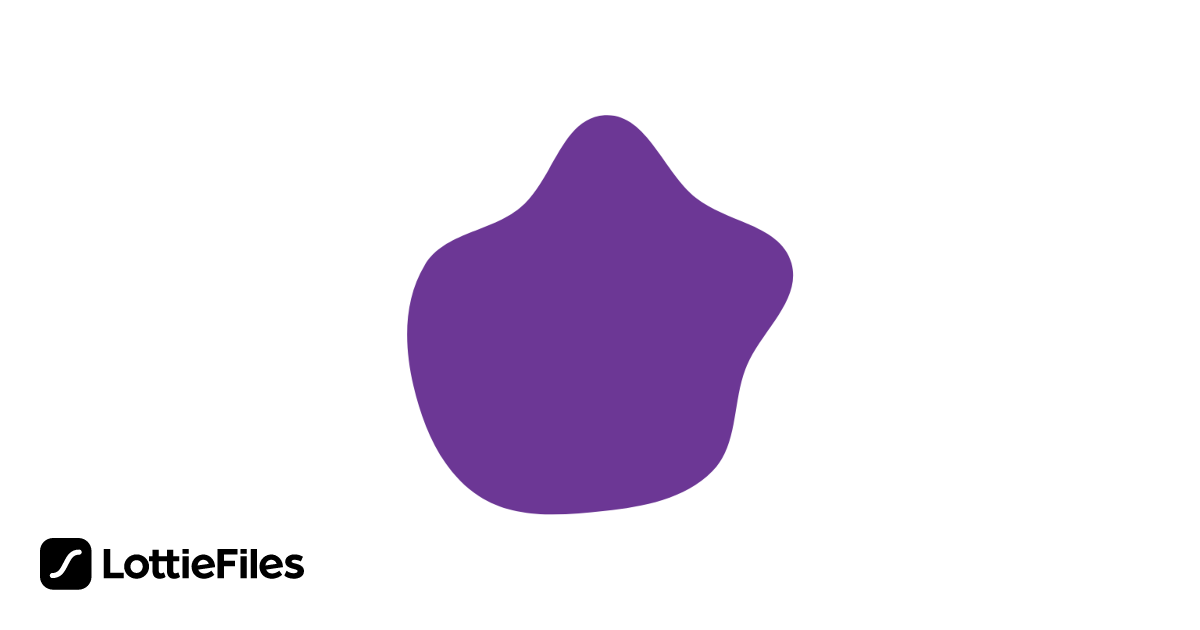 Free Purple Blob Animation by Dravon McKinnie | LottieFiles