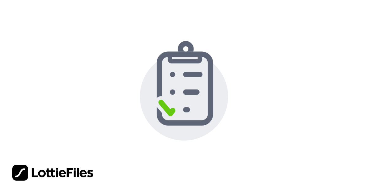 Free Request Checklist Done green Animation by Jan R.R. at HALLO App ...