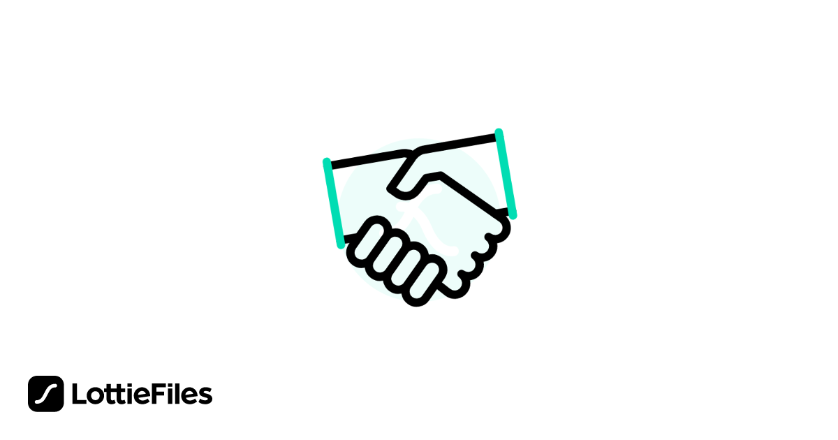 Free Handshake icon Lottie JSON animation Animation by Weblodge ...