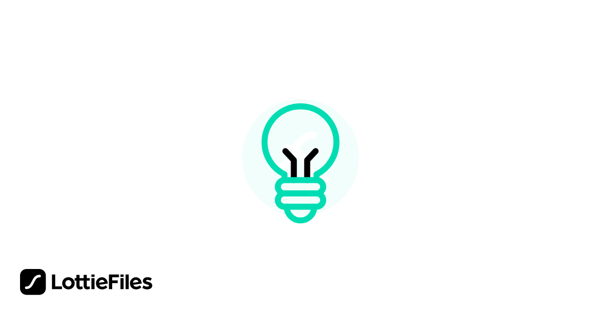 Free Idea icon Lottie JSON animation Animation by Weblodge | LottieFiles