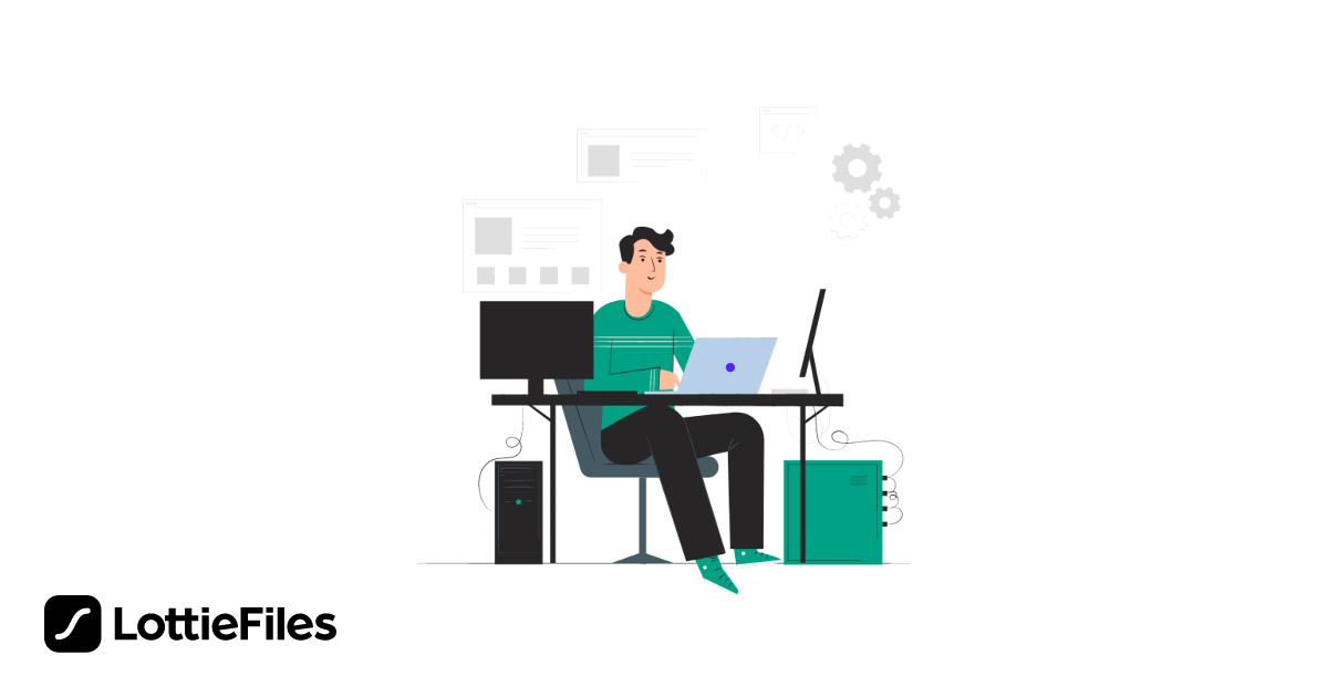 Free Working to Develop Website Animation by Fazanash | LottieFiles