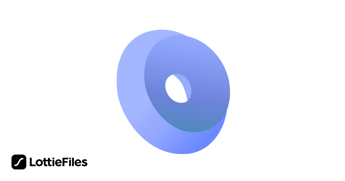 Free circular loading 3d Animation by Lingais | LottieFiles