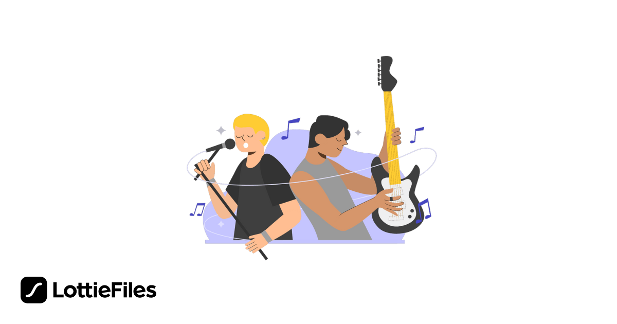 Free music-group Animation by Yaman Sayed | LottieFiles