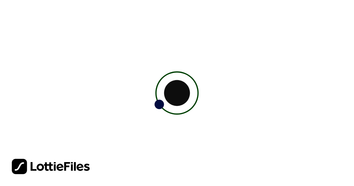 Animación gratuita de circle space loading lottie animation por Md ...