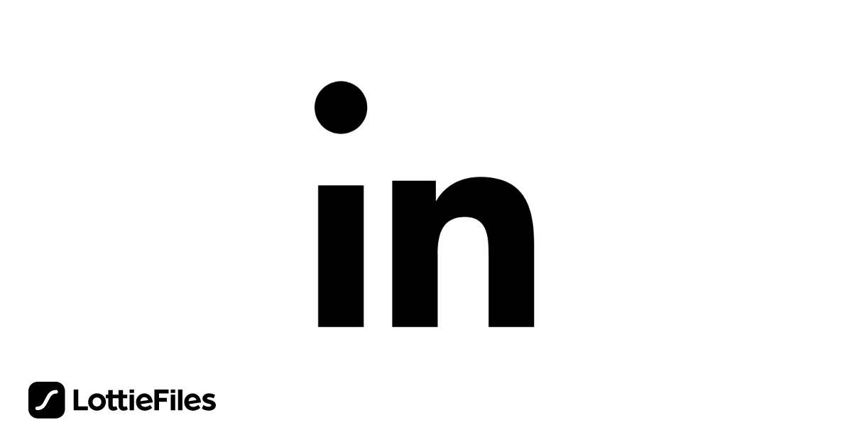 Free linkedin icon Animation by Nicholas Melloni | LottieFiles