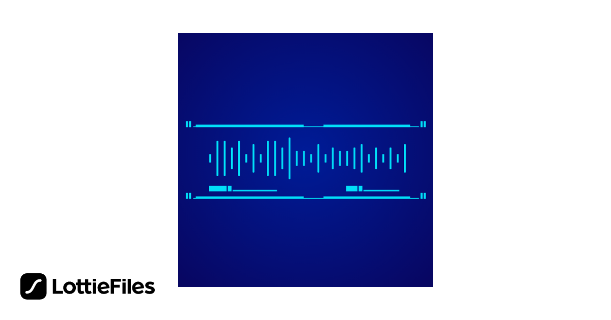 Free waveform audio Animation by irwanto | LottieFiles