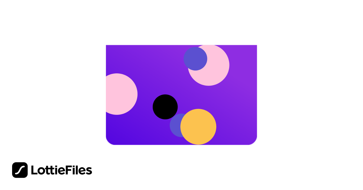 Free Bubble Animation by Gabriele | LottieFiles