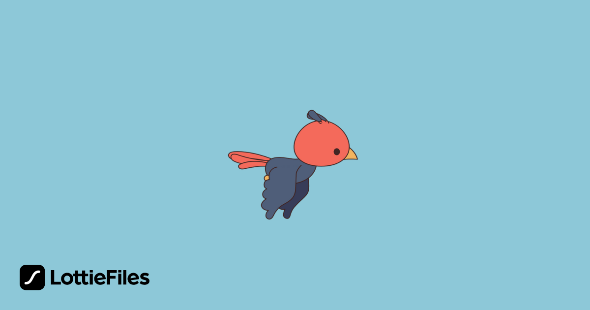 Free flying bird Animation by modor | LottieFiles