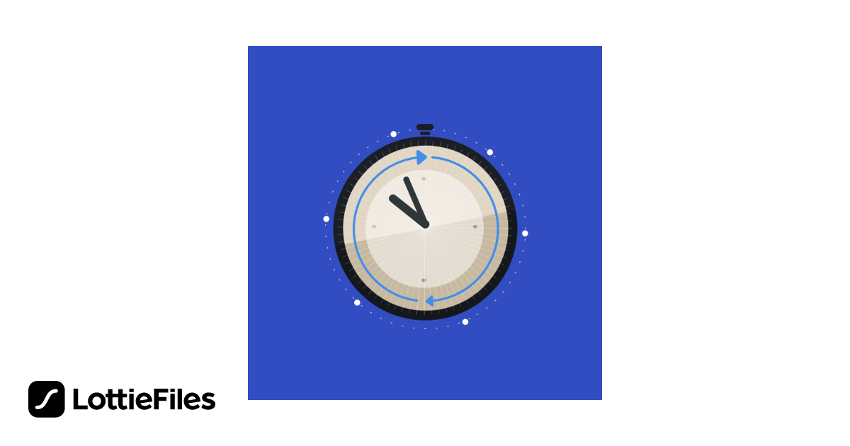 Free Wall Clock Animation by Md. Imam Hossain | LottieFiles