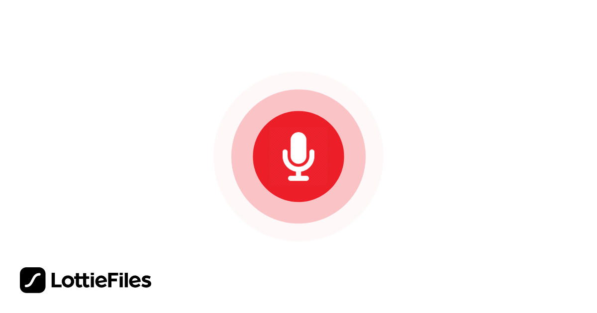 Free voice icon Animation by Aamir Ahmed | LottieFiles