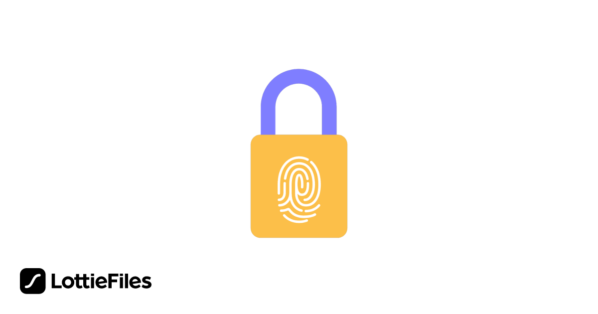 Free biometric fingerprint lock unsuccessful Animation by MD Abdur ...