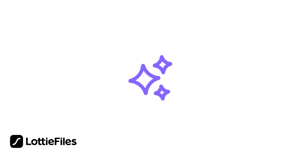 Free Sparkles Icon Animation Animation by James | LottieFiles