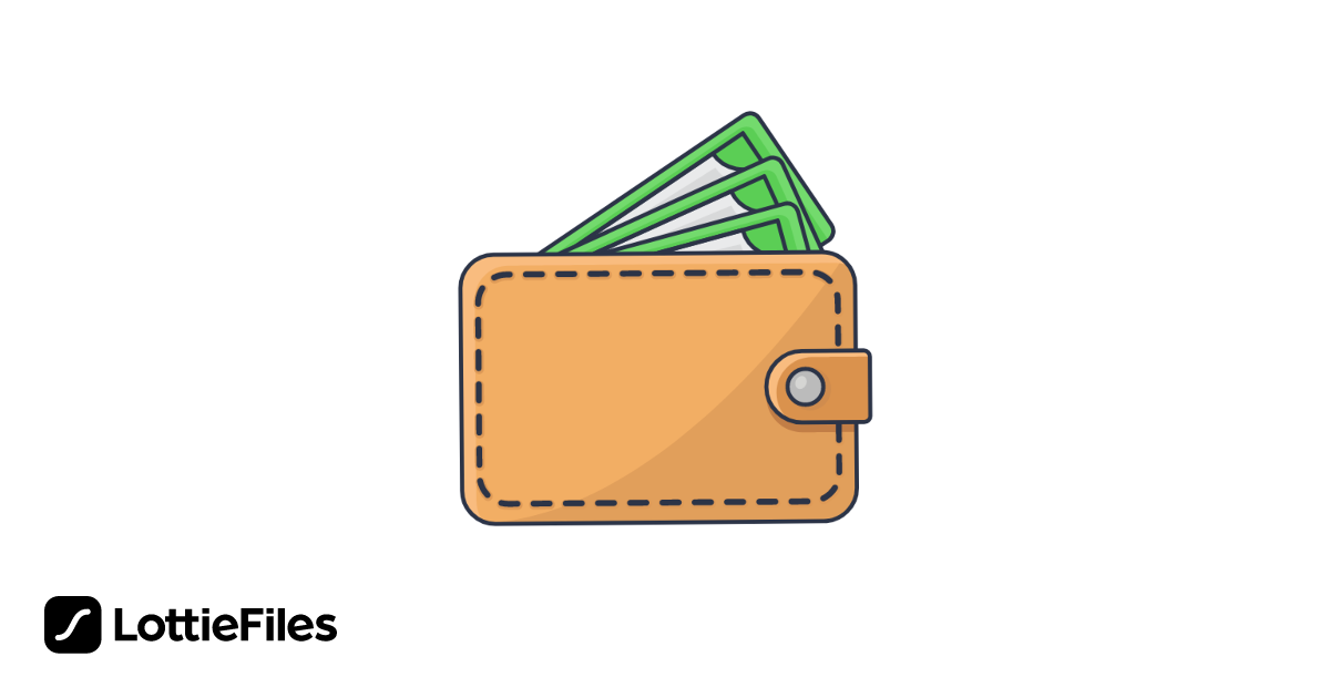 Free Flying Wallet Money Animation by Bayu Febrianto | LottieFiles
