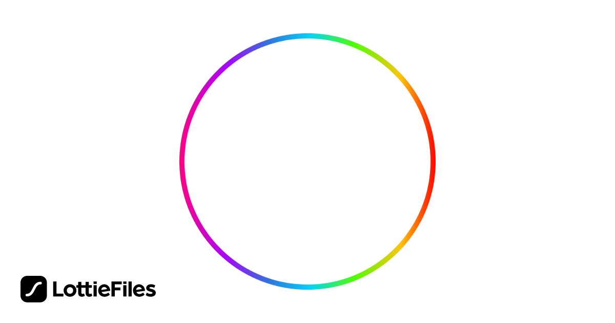 Free spinning gradient border Animation by Igor | LottieFiles