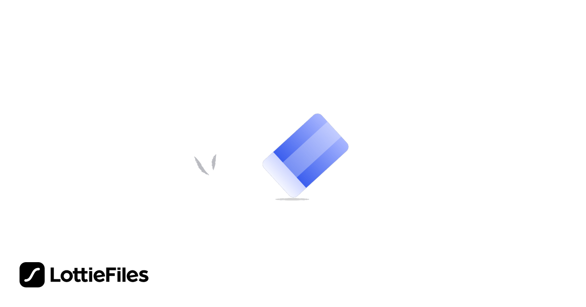 Free eraser Animation by Yerish | LottieFiles