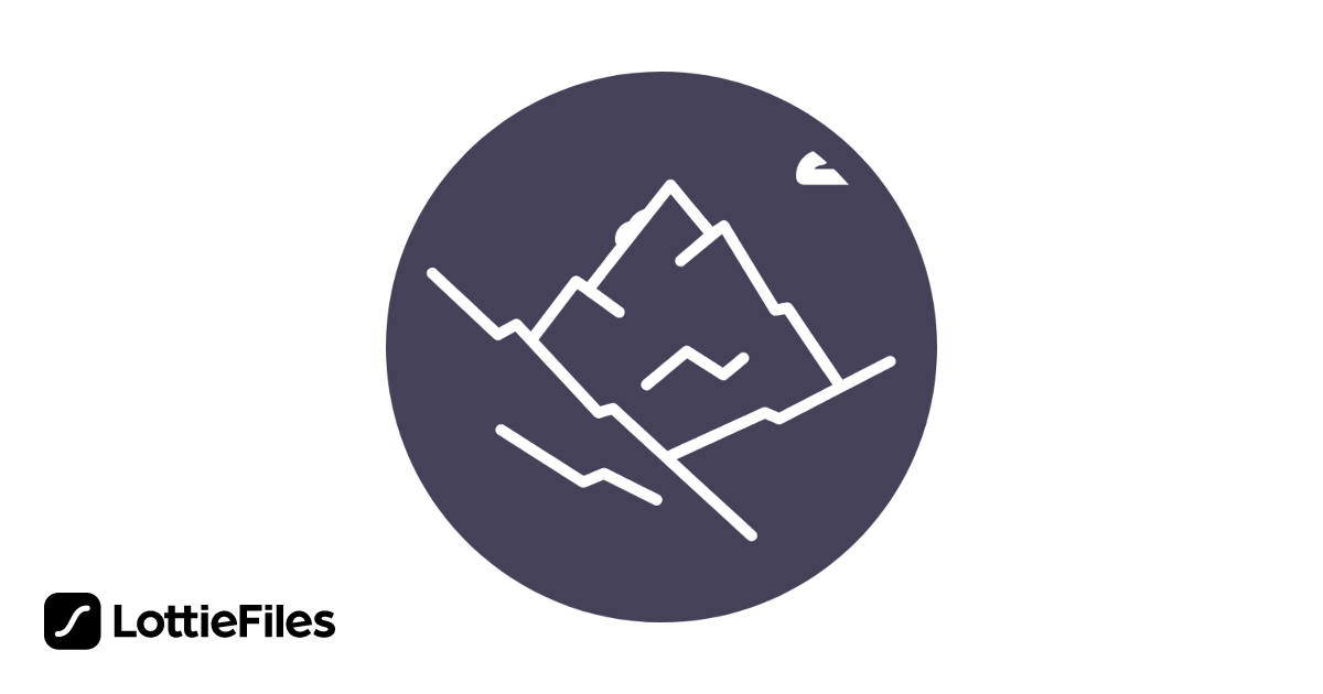 Free Mountain Icon (With Barckgroud) Animation by Lisandro Suarez Poch ...