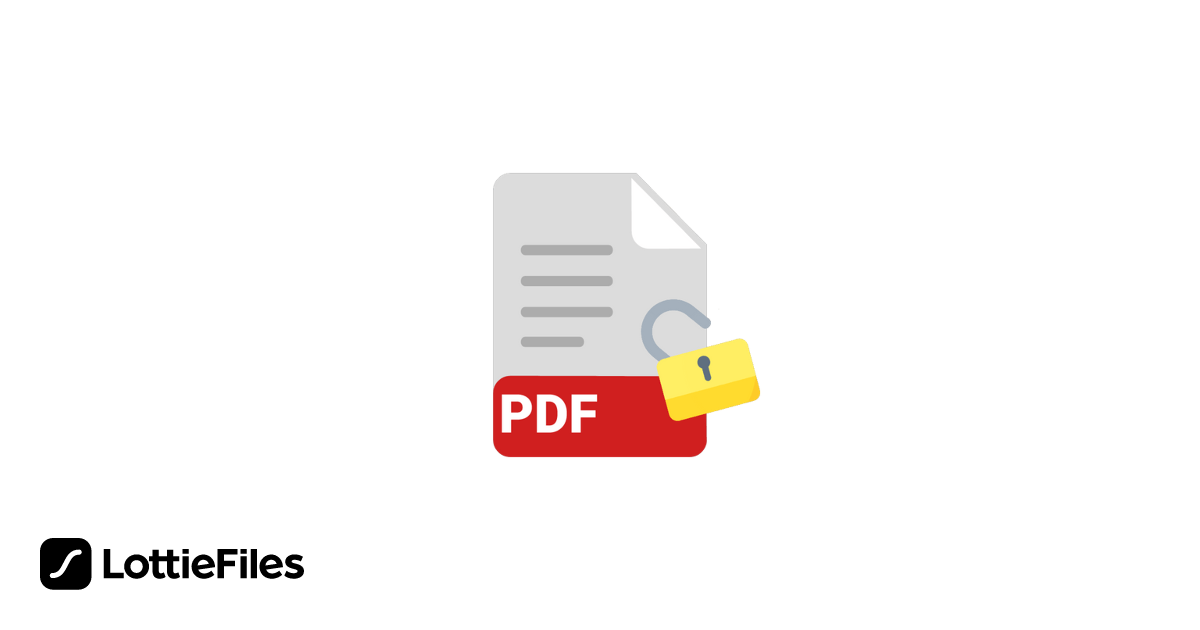 Free pdf lock Animation by Shehzad | LottieFiles