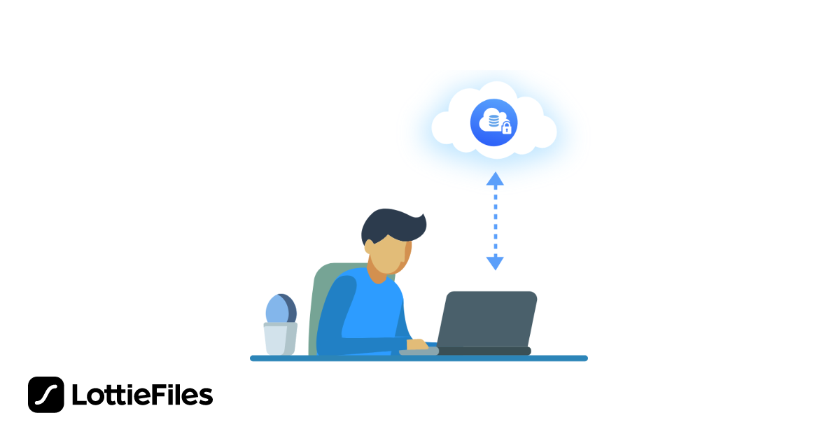 Free Live Cloud Storage Animation by Sathish Smith | LottieFiles