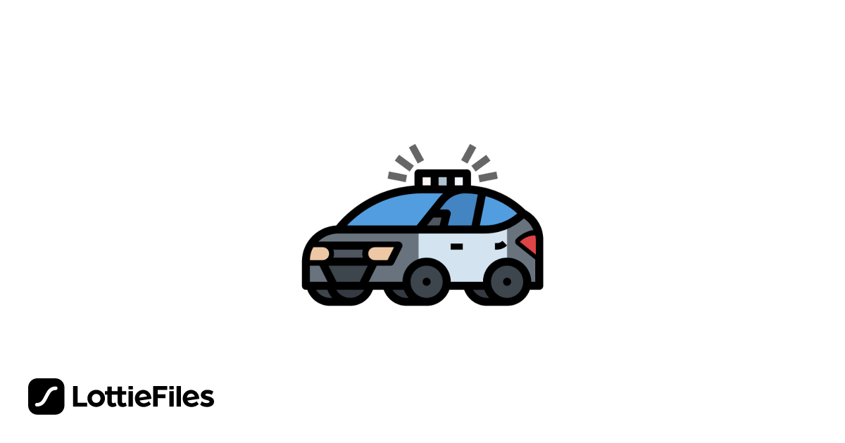 Free Police Car by RodoxCB Animation by Rodolfo Behr | LottieFiles