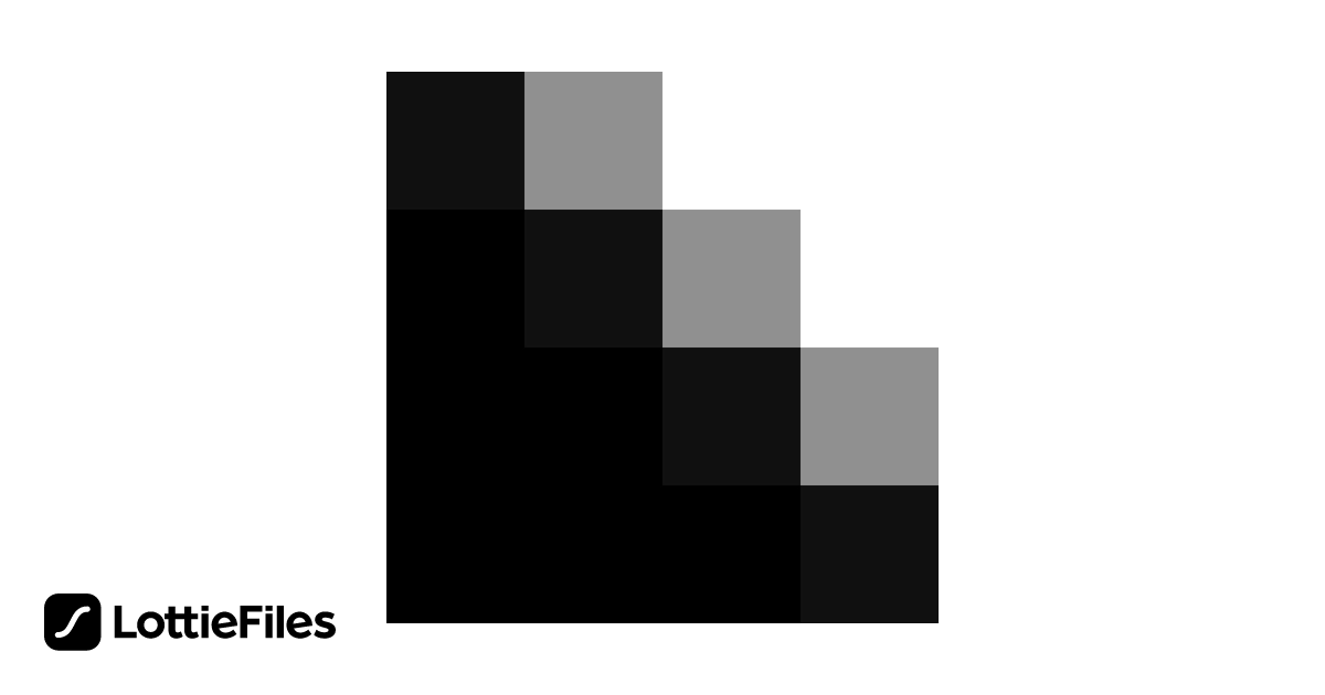 Free Pixel Cube Filling Up Animation by Martin | LottieFiles