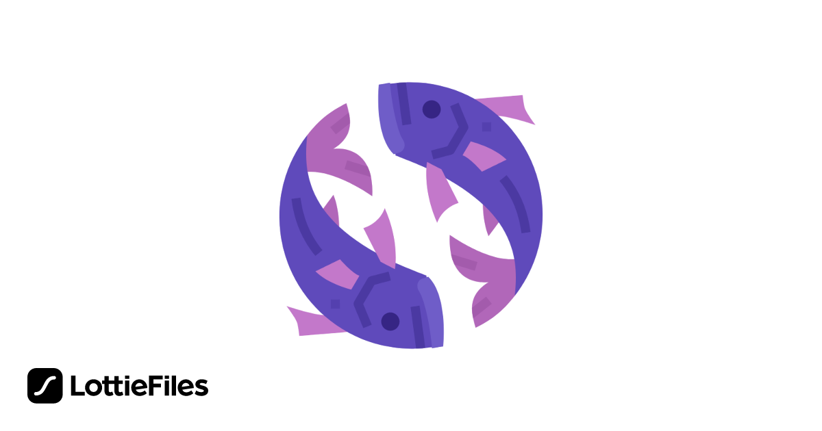 Free Pisces Loading Animation by Rodolfo Behr | LottieFiles