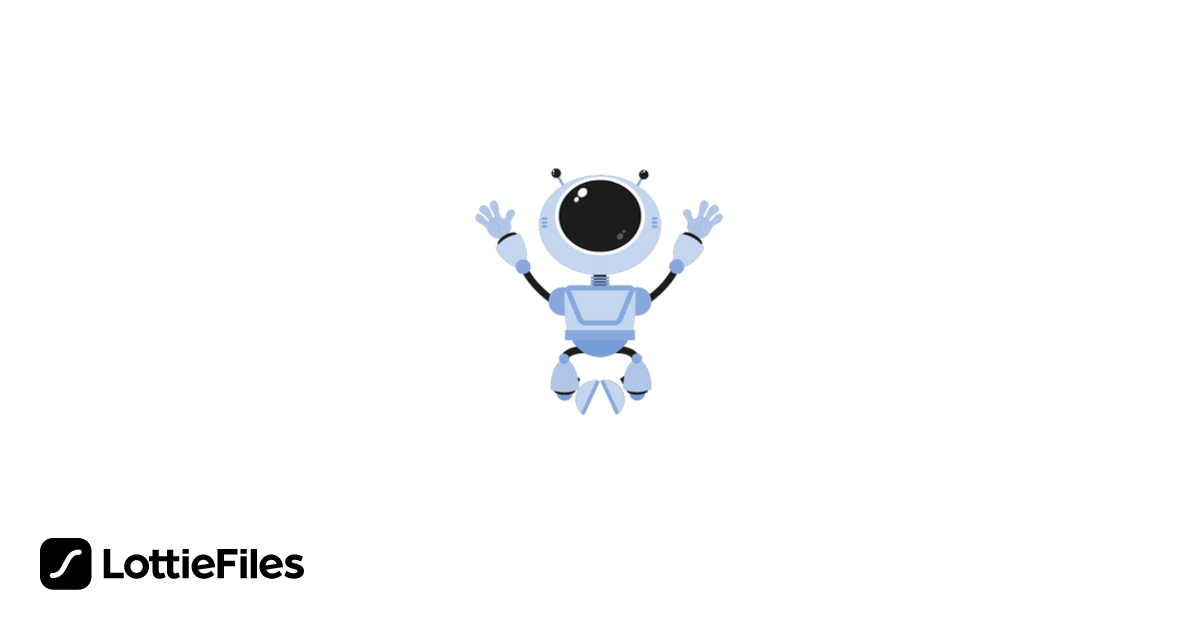 Free Fun jumping robot Animation by Alexander Rozhkov | LottieFiles