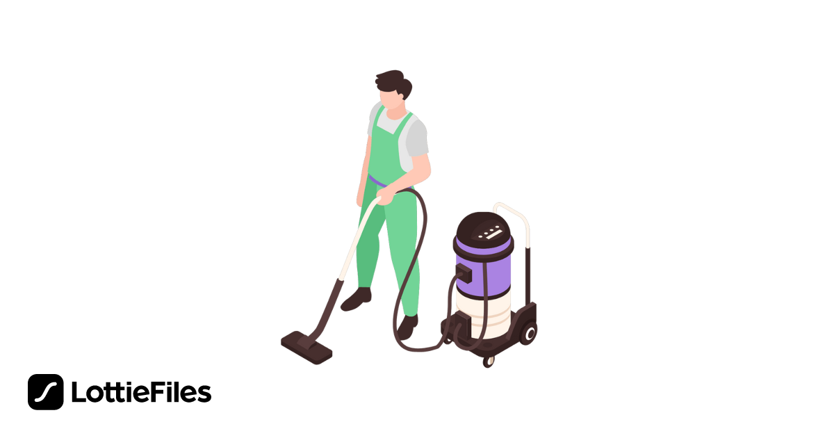 Free Vacuuming Animation by Vidhya | LottieFiles
