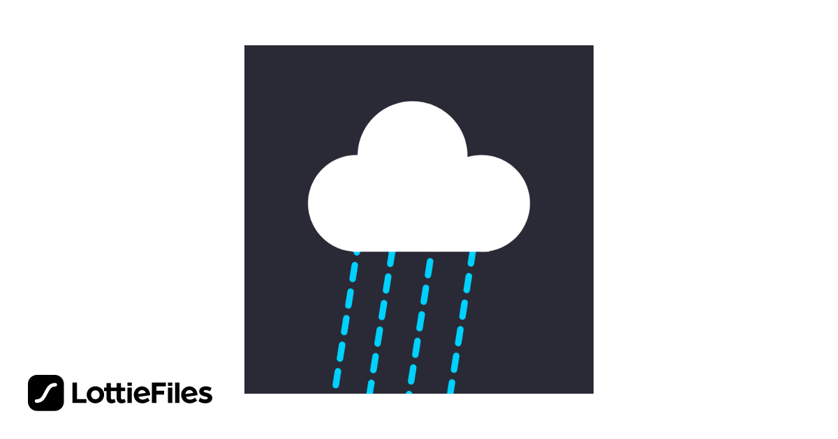 Free Rain Icon Animation Animation by Sepideh | LottieFiles