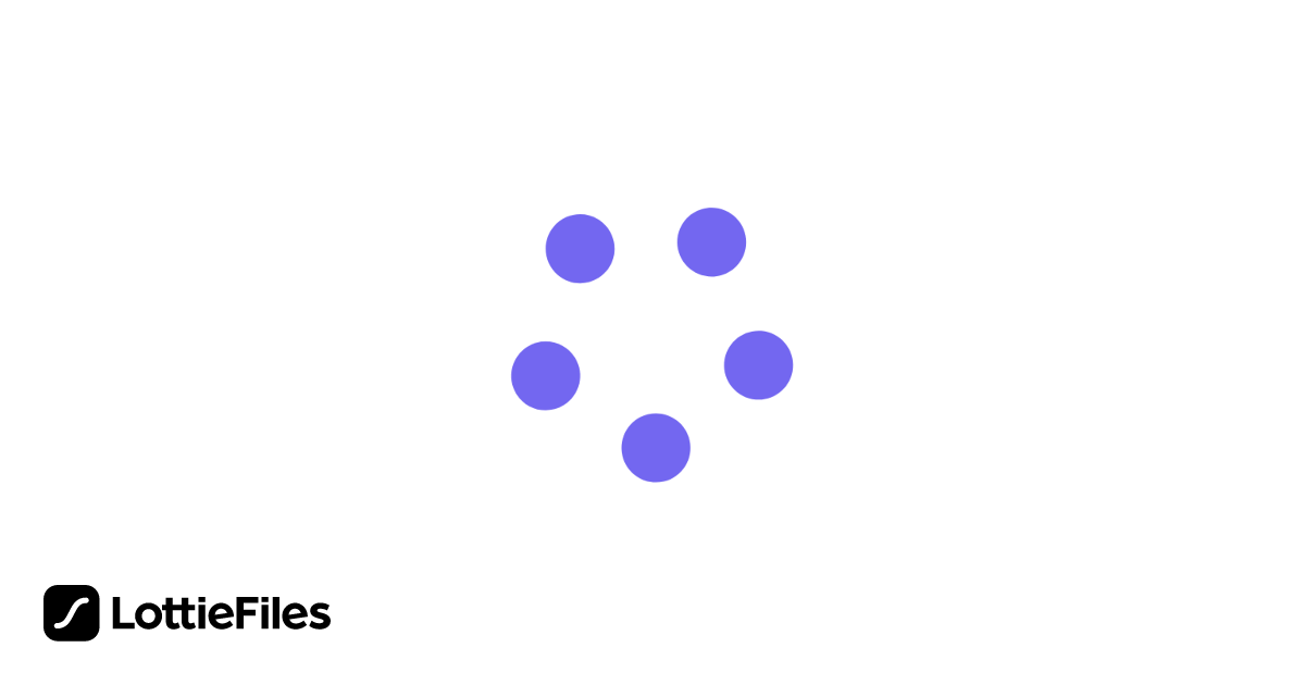 Free dots progressing circle Animation by Dinali Indeewari | LottieFiles
