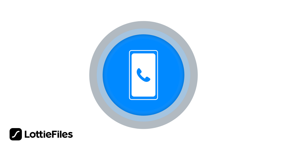 Free Phone Ringing Animation by Anu | LottieFiles