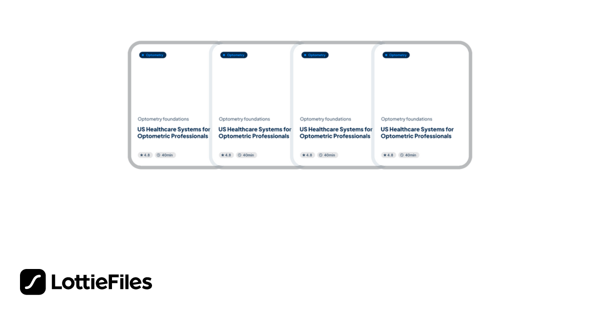 Free Customizable cards Animation by Alexandre | LottieFiles